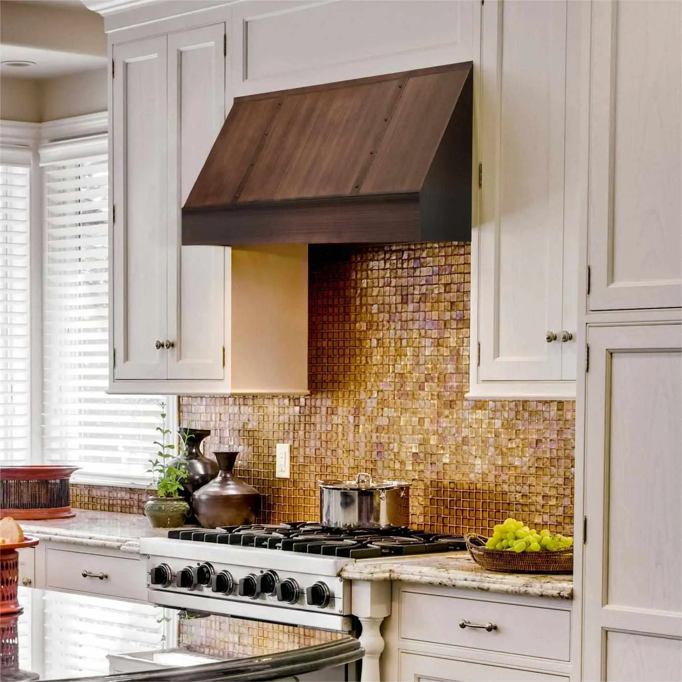 Copper Under Cabinet Range Hood
