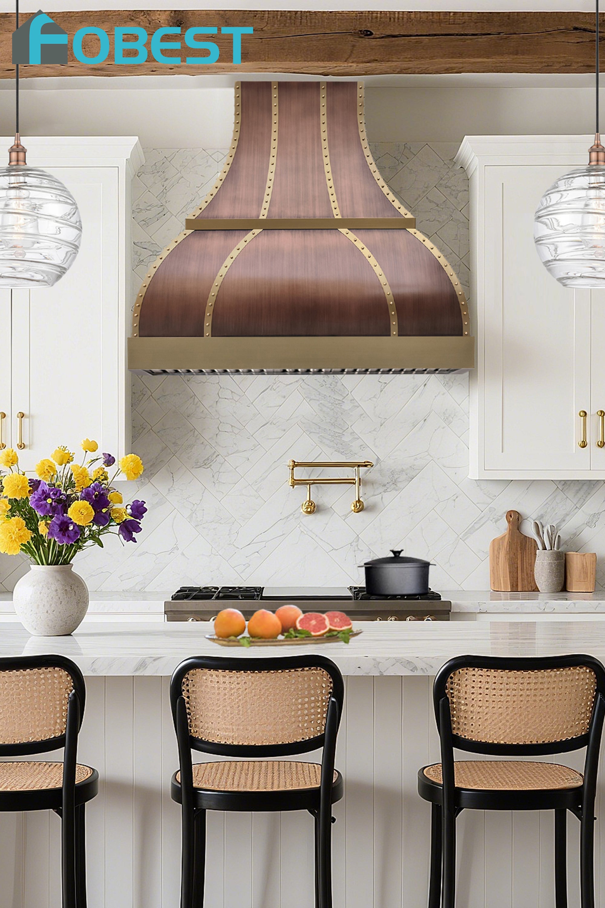 Fobest Stainless Steel Range Hood with Bell Shape FSS-48